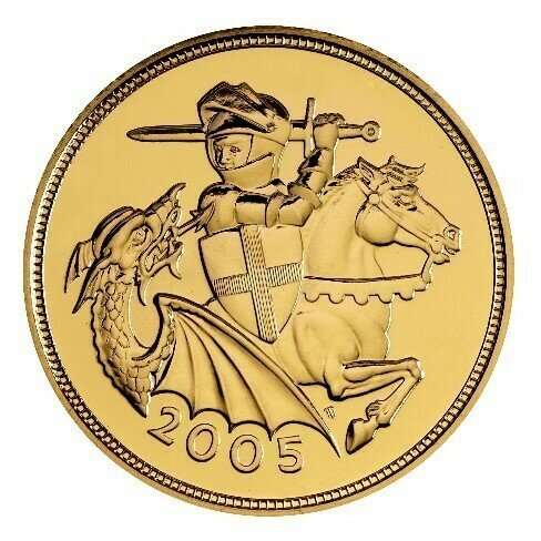 2005 Full Sovereign Gold Coin Boxed - Timothy Noad
