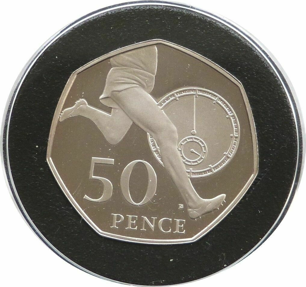 2009 Roger Bannister 50p Proof Coin - 2004