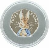 2020 Peter Rabbit 50p Gold Proof Coin Box Coa
