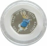 2020 Peter Rabbit 50p Gold Proof Coin Box Coa