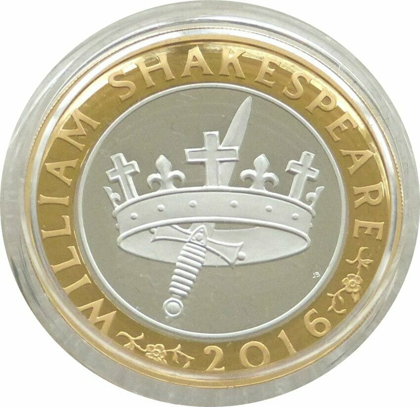2016 William Shakespeare Histories £2 Silver Proof Coin Box Coa