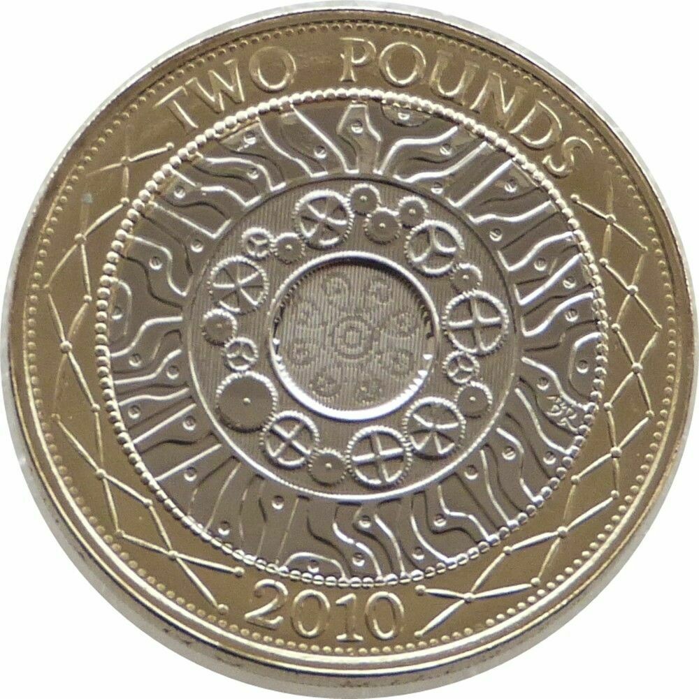 2010 Shoulders of Giants £2 Brilliant Uncirculated Coin