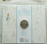 2020 Peter Rabbit 50p Gold Proof Coin Box Coa