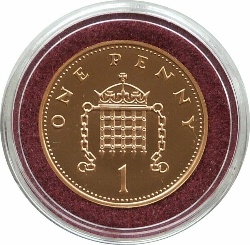 British 1p Gold Coins
