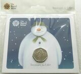 2019 The Snowman 50p Gold Proof Coin Box Coa
