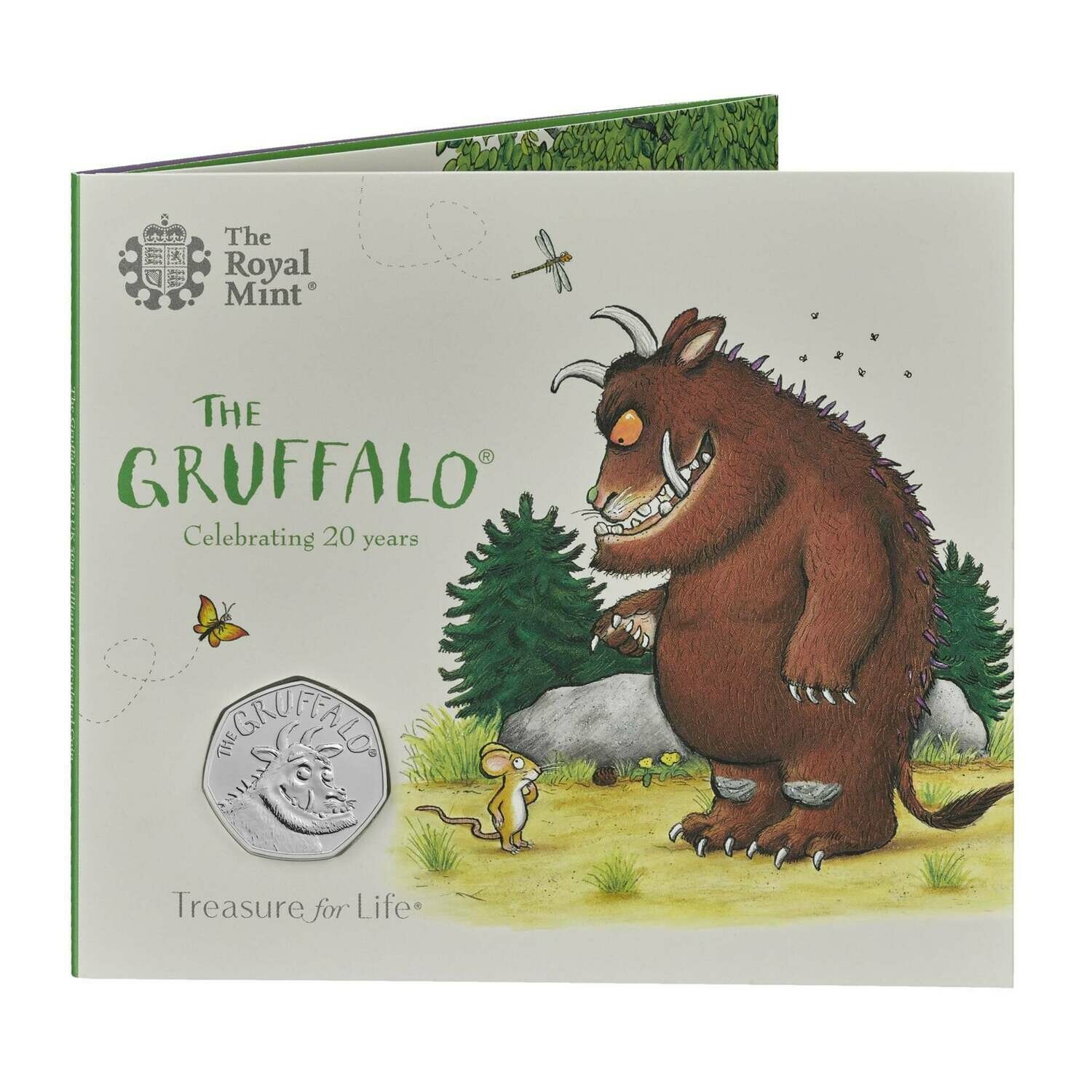 2019 The Gruffalo 20th Anniversary 50p Brilliant Uncirculated Coin Pack ...