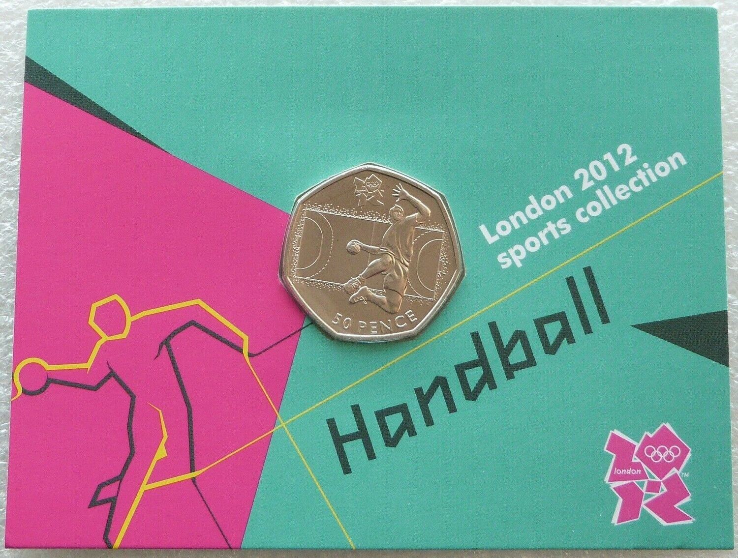 2011 London Olympic 2012 Sports Collection Handball 50p Brilliant ...