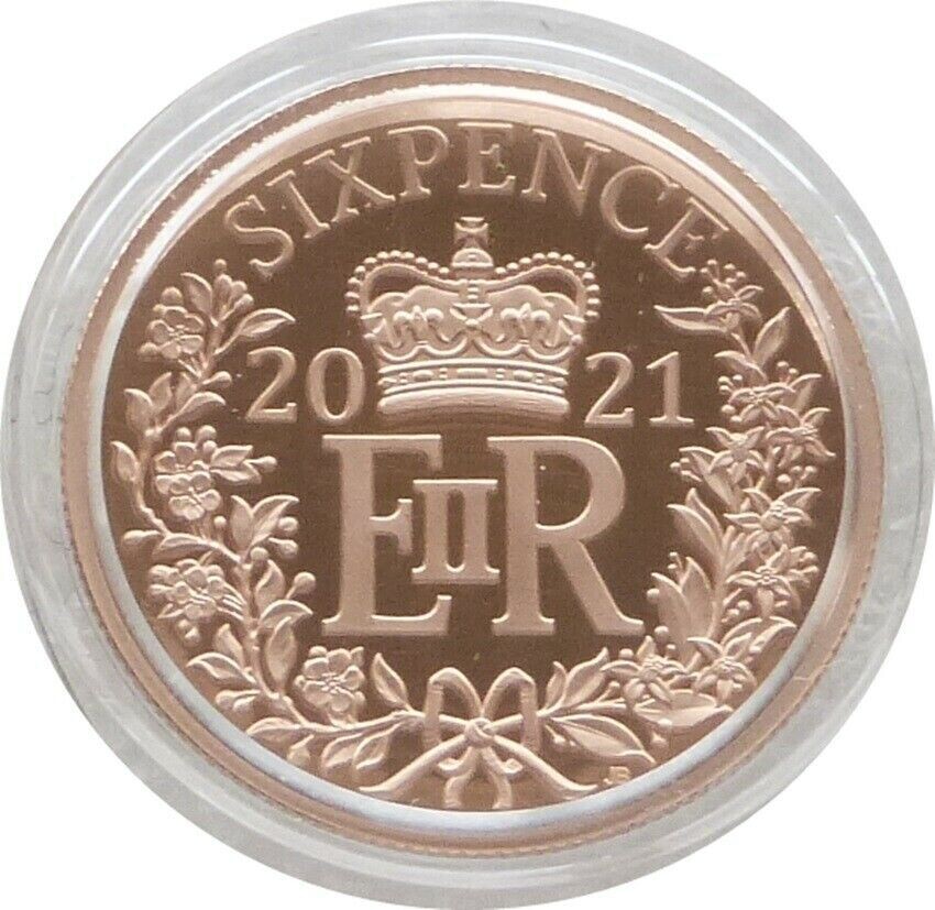 British Six Pence Gold Coins