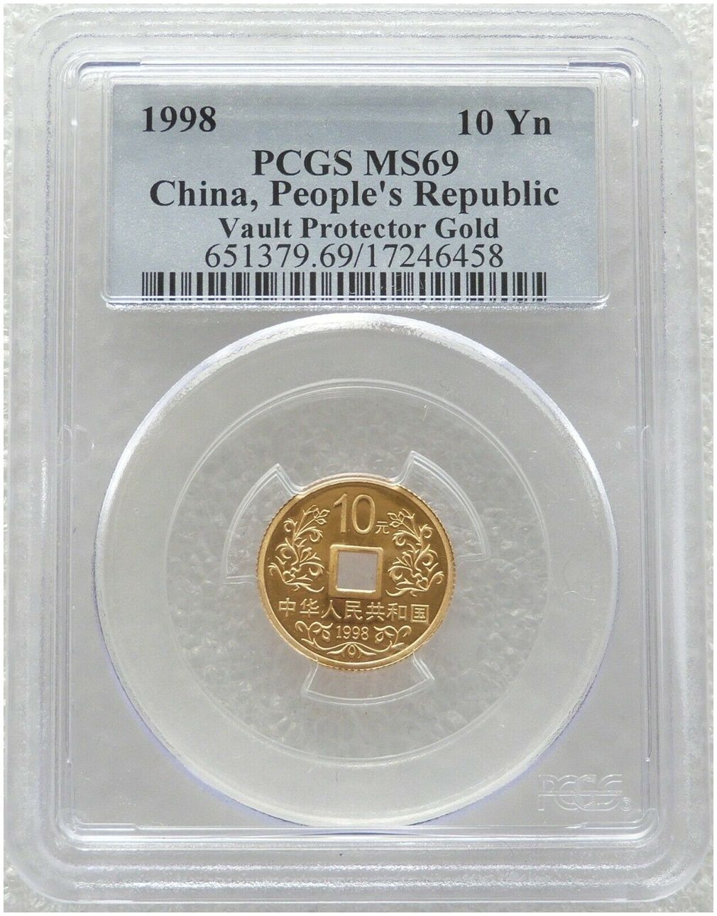 Chinese Certified Gold Coins