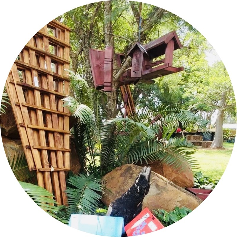 Wooden Self Staking Trellis