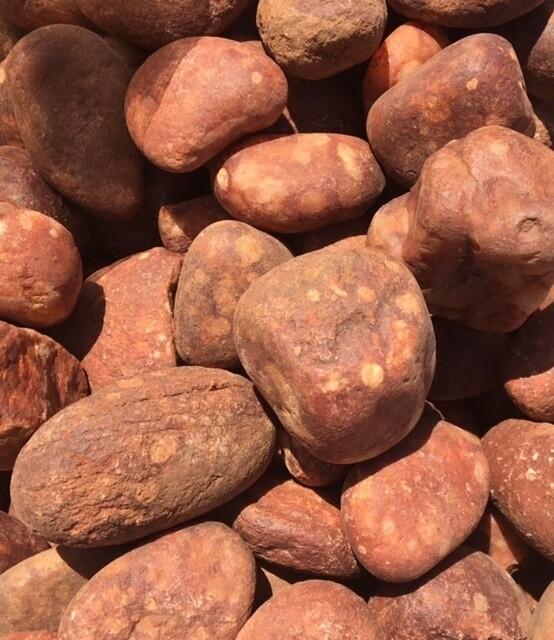 Multi Red Pebbles four sizes R79 each