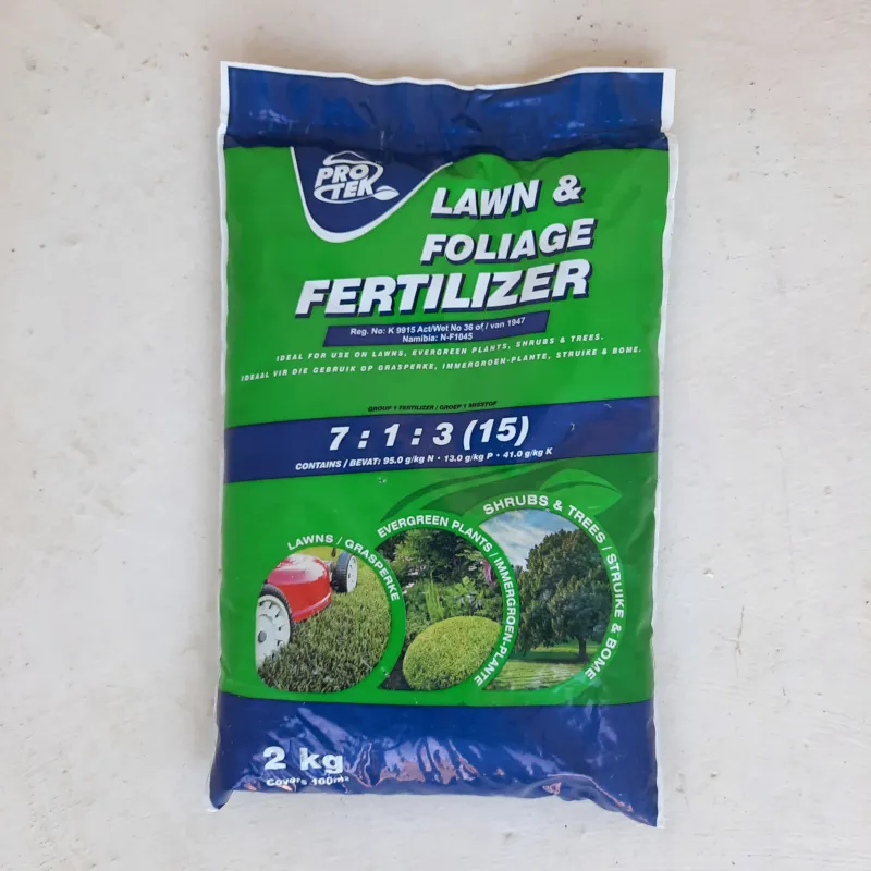 Protek Lawn & Foliage Fertilizer 7:1:3 (15) 2kg