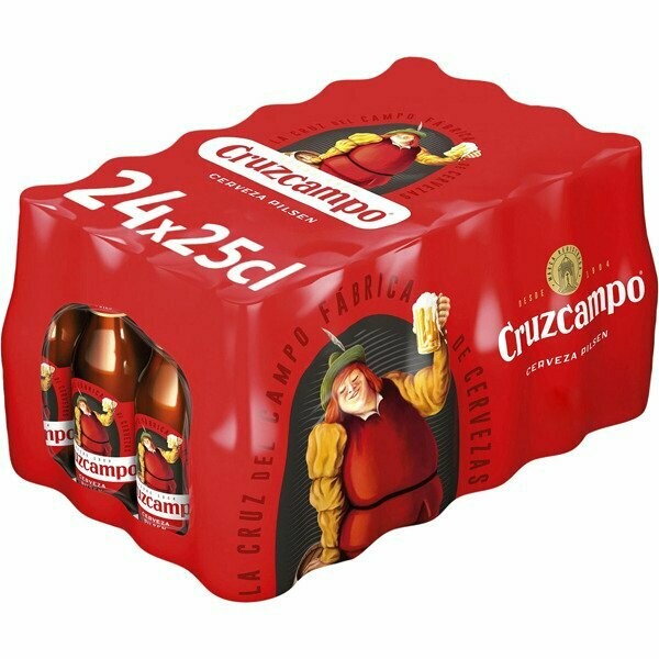 CERVEZA CRUZCAMPO 25 CL. C/24 U. CERVEZA CRUZCAMPO 25 CL. C/24 U.
