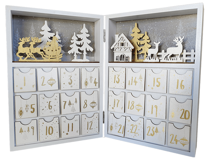 Calendrier livre bois