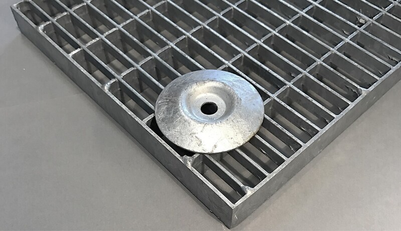 Attaches et fixations caillebotis acier, inox 304-316, polyester et ...