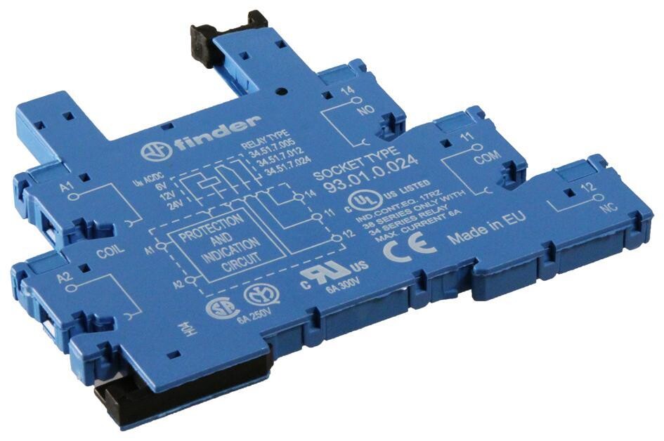 93010024 FINDER BASE PARA RELEVADOR TIPO CLEMA 24 VAC/CD SENCILLA ...