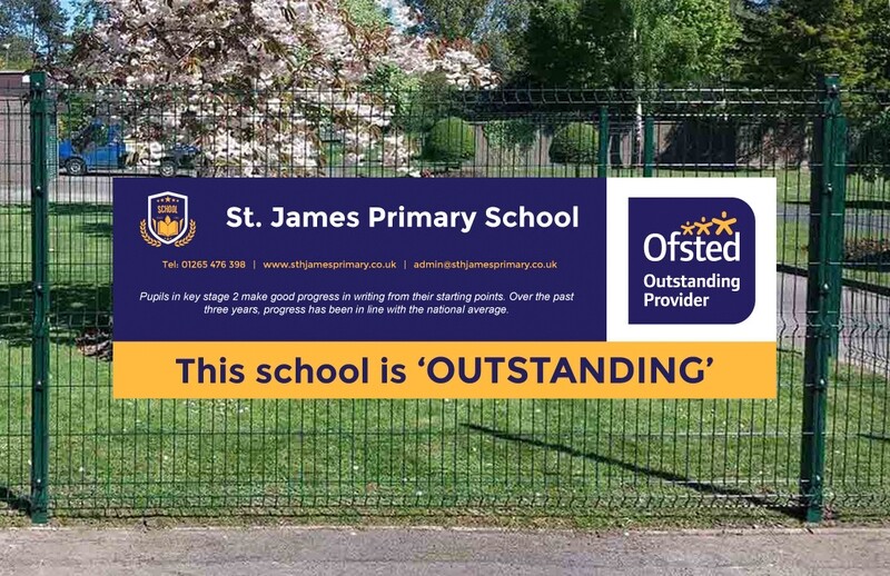 Ofsted School Banners | College & Nursery Ofsted Banner | Peak Banners Ofsted School Banners | College & Nursery Ofsted Banner | Peak Banners