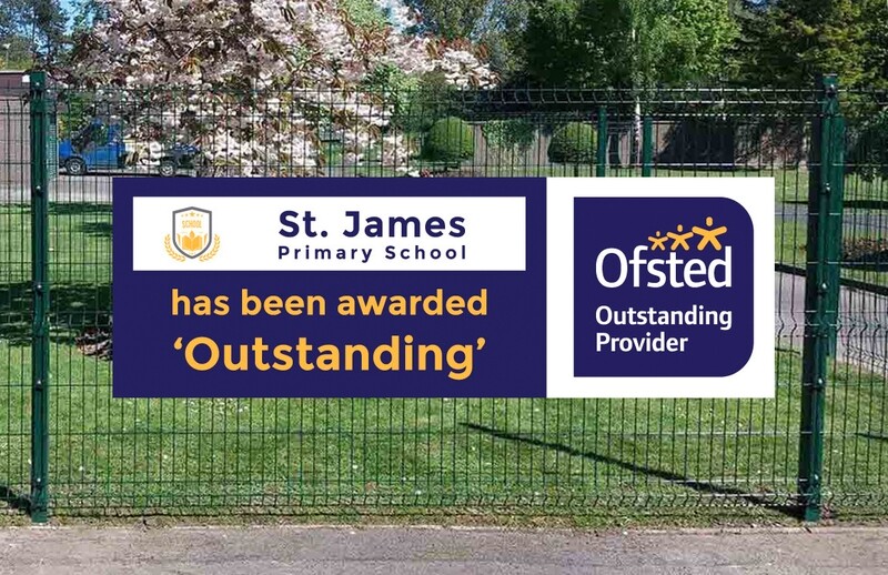 Ofsted School Banners | College & Nursery Ofsted Banner | Peak Banners