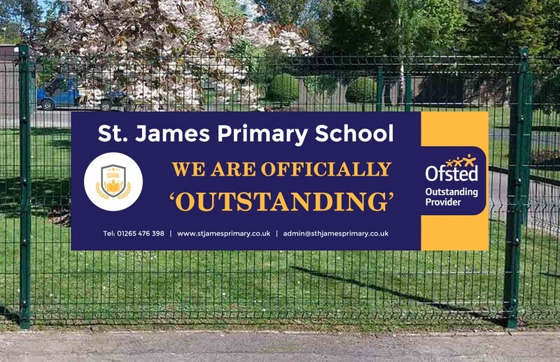 Ofsted School Banners | College & Nursery Ofsted Banner | Peak Banners