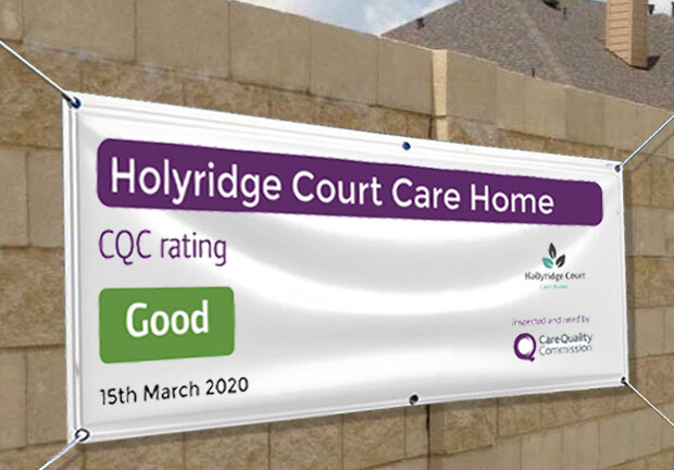CQC Banners | Care Home, Nursing Home, Care Services | Peak Banners