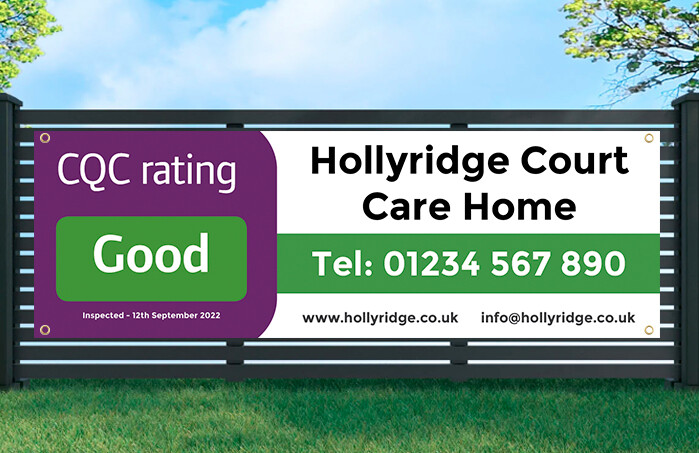 CQC Banners | Care Quality Commission Banners – Ofsted QR Code Boards ...