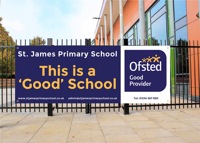 Ofsted Banners - CQC Vinyl Window Stickers | Good & Outstanding | Free ...