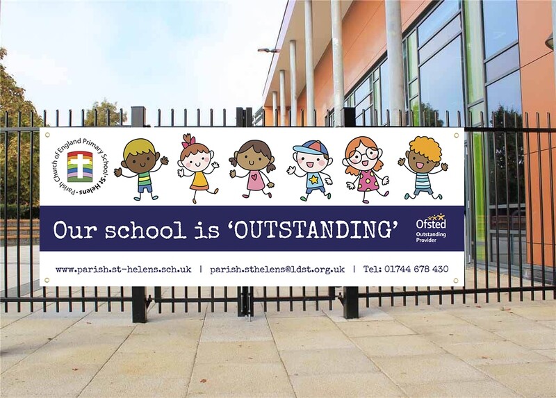 School Open Day Vinyl Banners | Various Design & Colour Options
