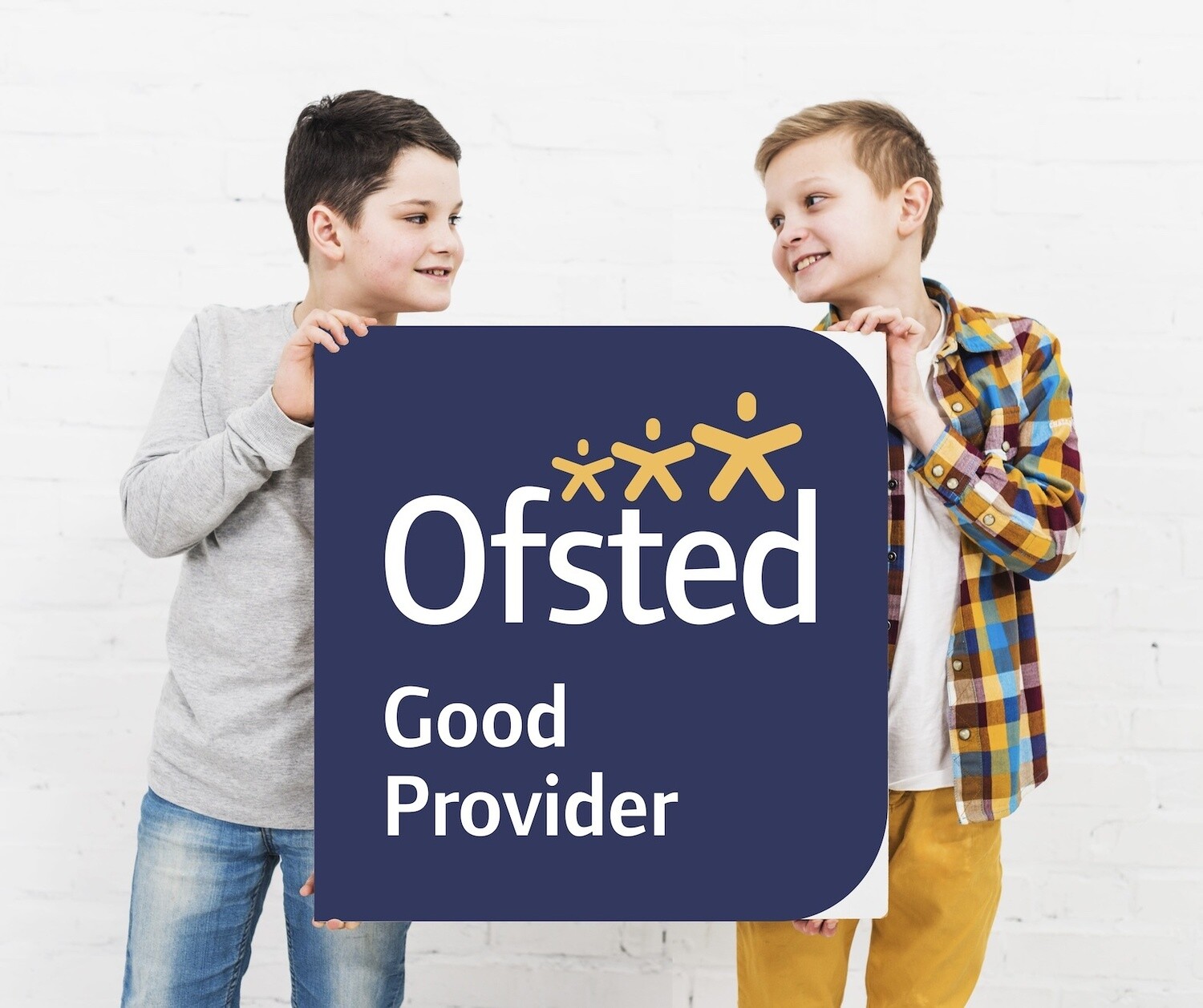 Ofsted Rating Board – Open Business As Usual Banner – Peak Banners