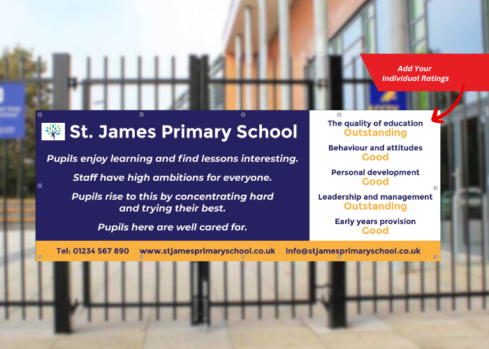 Ofsted Vinyl Banners For Schools & Nurseries – Ofsted Banner Store ... Ofsted Vinyl Banners For Schools & Nurseries – Ofsted Banner Store ...