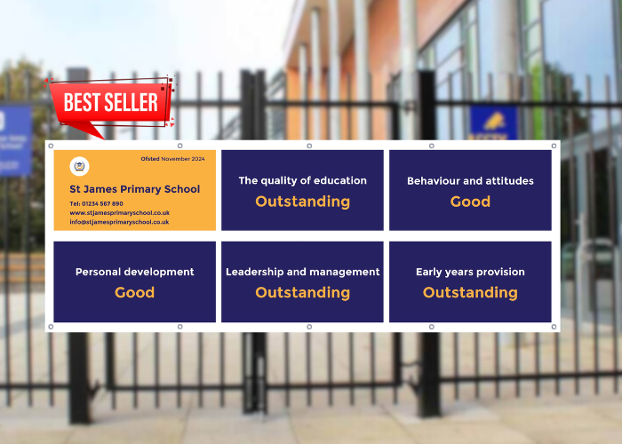 Ofsted Banner (6) – Open Business As Usual Banner – Peak Banners