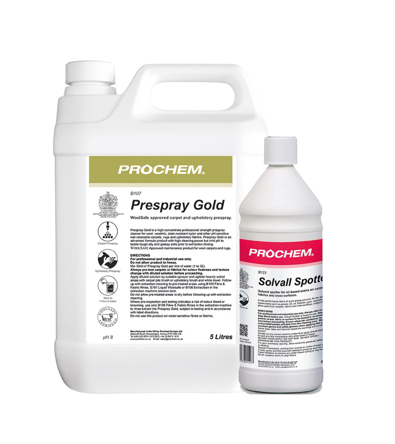 Spot and Stain Removers and Pre-sprays