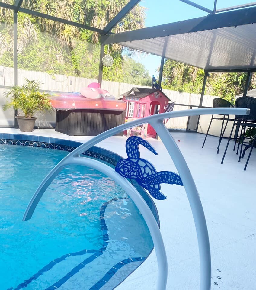Pool Artistic Sea Turtle - Store - Shop Pool & Spa Hand Rails ...