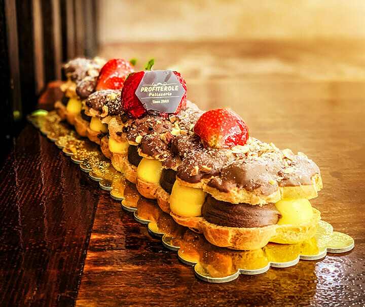 Profiterole Log