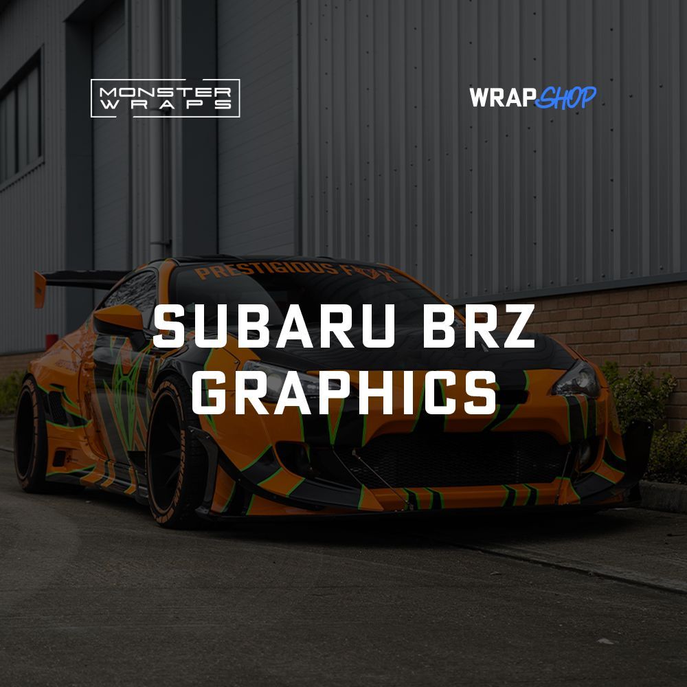 Subaru BRZ PREMIUM Vinyl Graphics! Produced by WRAPSHOP