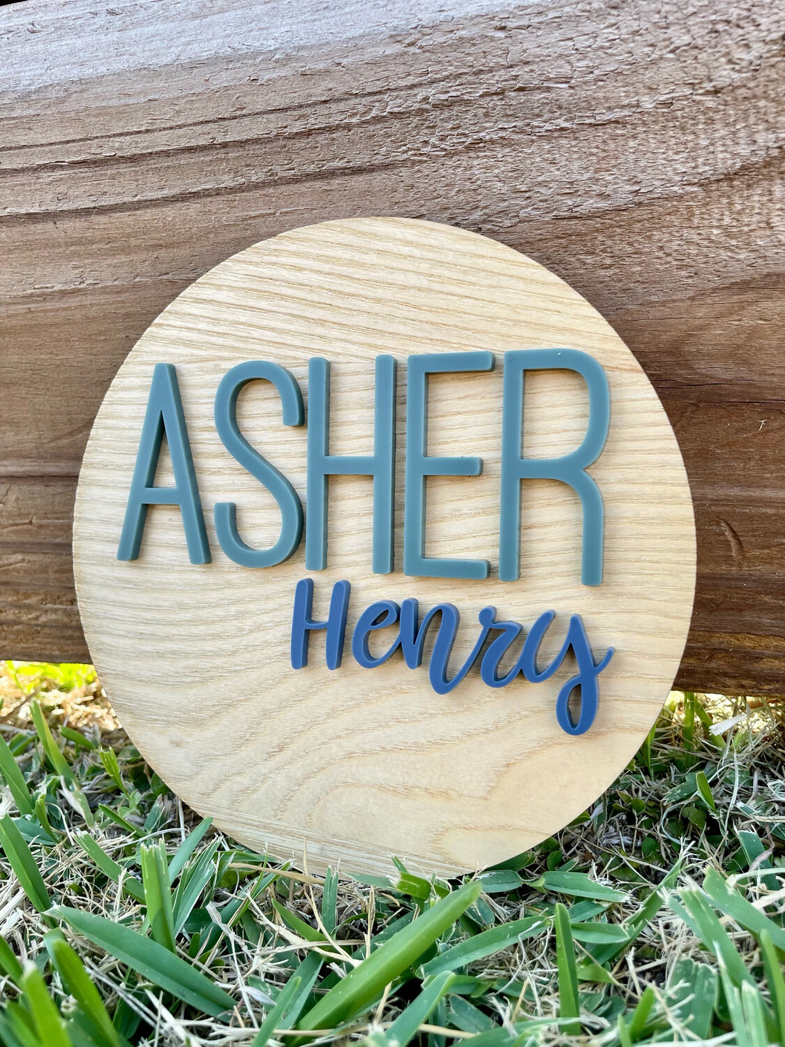 Personalized Baby Name Announcement Sign