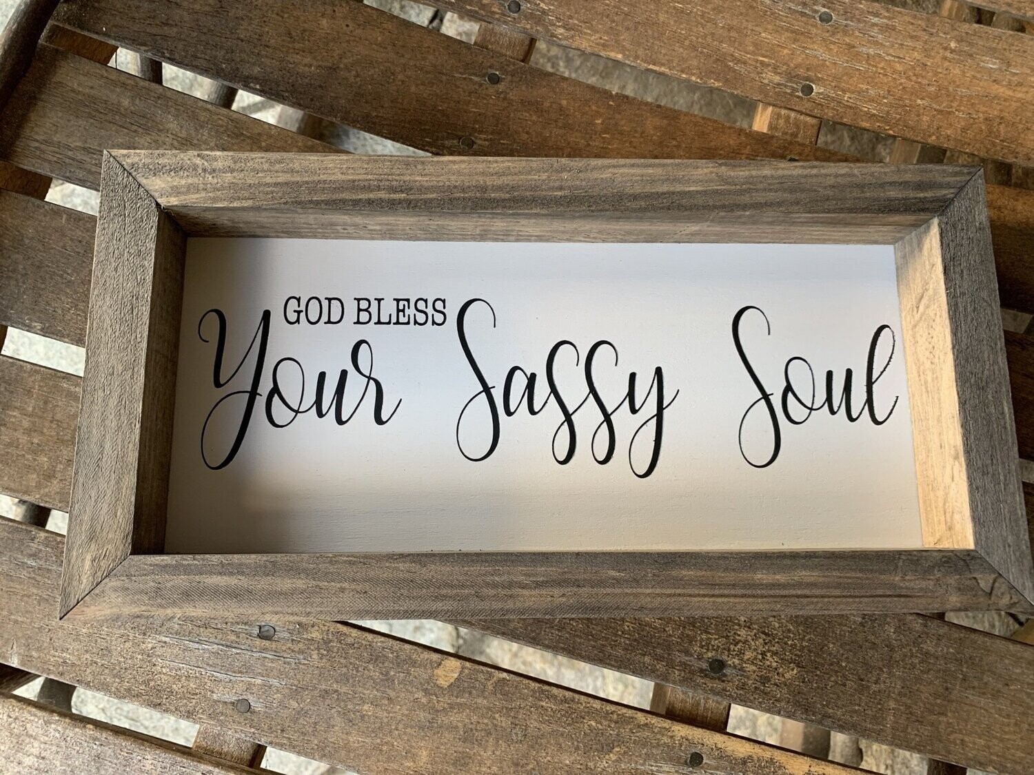 Rustic Home Decor Sassy Soul Farmhouse Sign