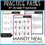 Fourth Grade Fraction Worksheets | Printable