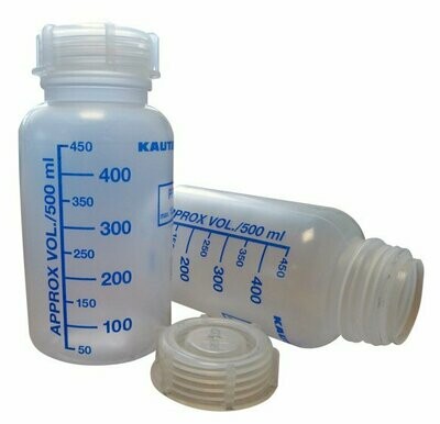 Plastic Kautex Graduated Sample Bottles