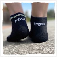 F#CK F#CK Ankle Socks - Rare AF!