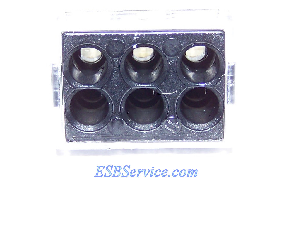 6 Way Terminal Block (Wago) Push Connectors 6 Way Terminal Block (Wago) Push Connectors