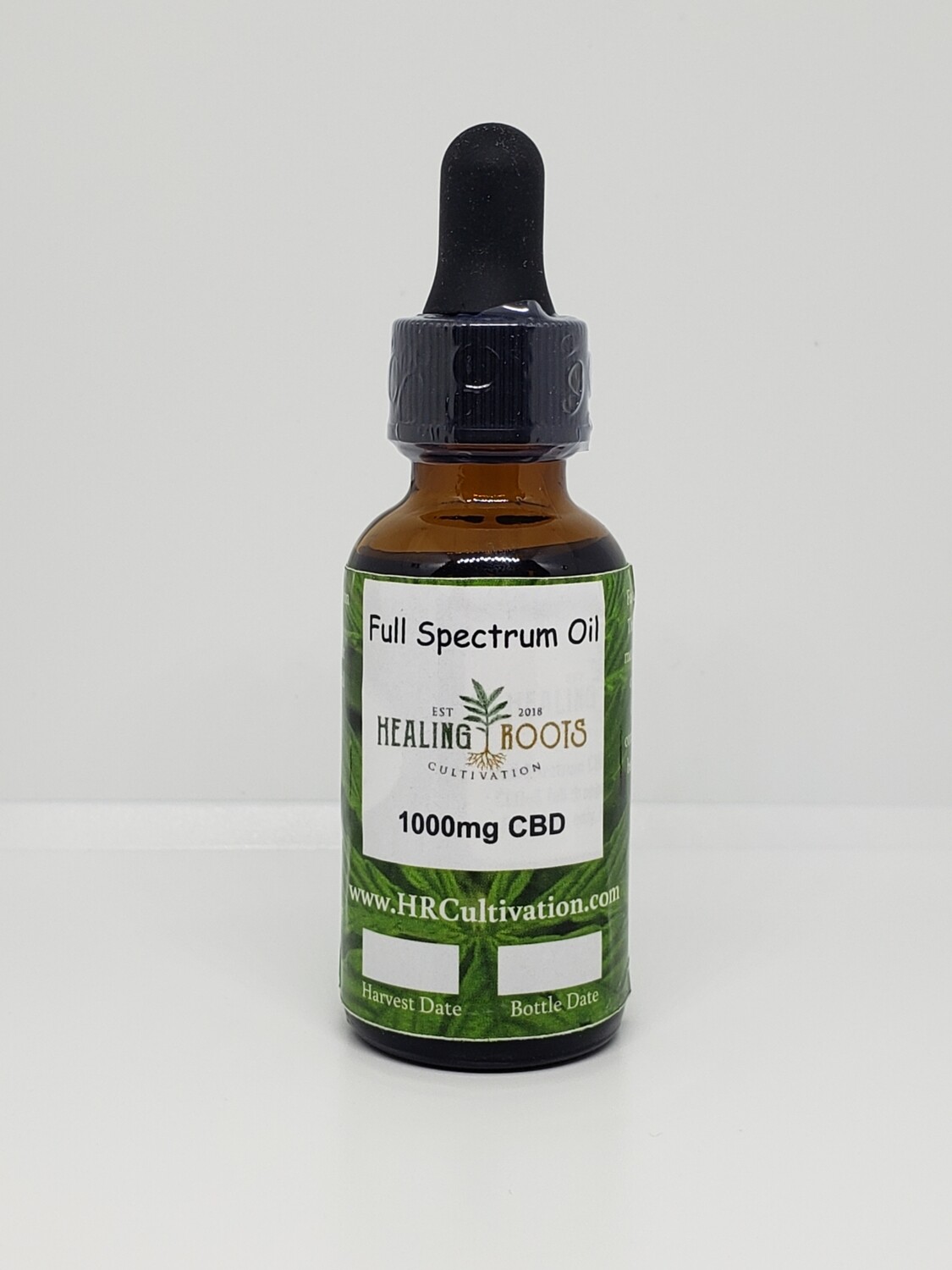 1000 mg Premium Full Spectrum CBD Oil. 30ml. 1 oz.