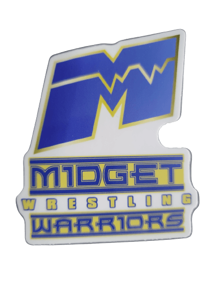 Midget Wrestling Warriors Sticker