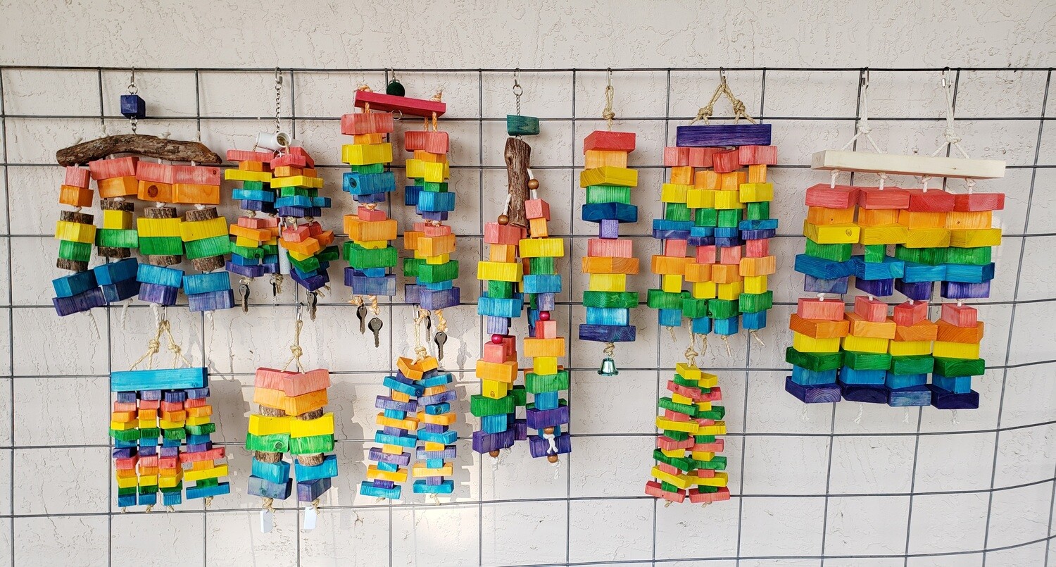 Handmade Bird Toys – Shop – Flocking Ranch