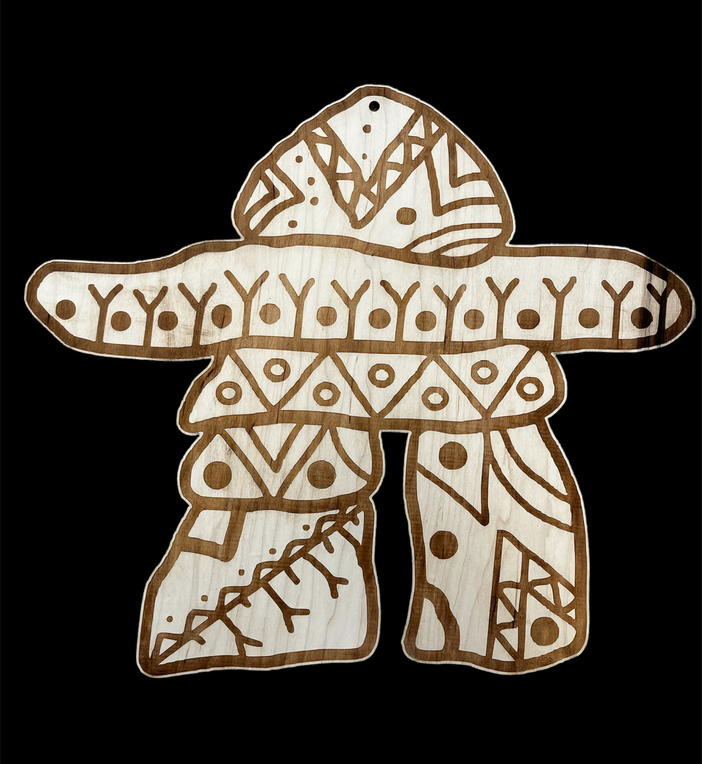 Inuit wooden cutouts