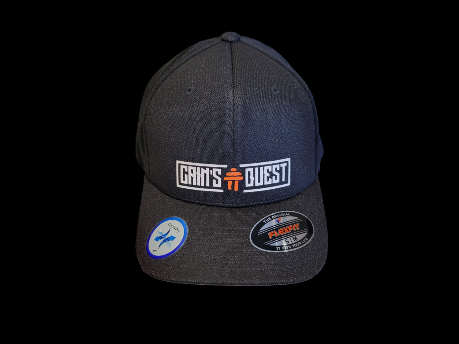 Flexfit Black Cains Quest hat