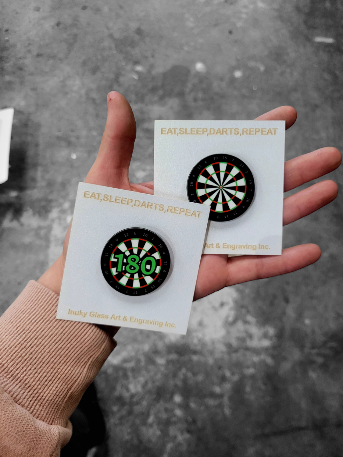 Dart Board Lapel Pin