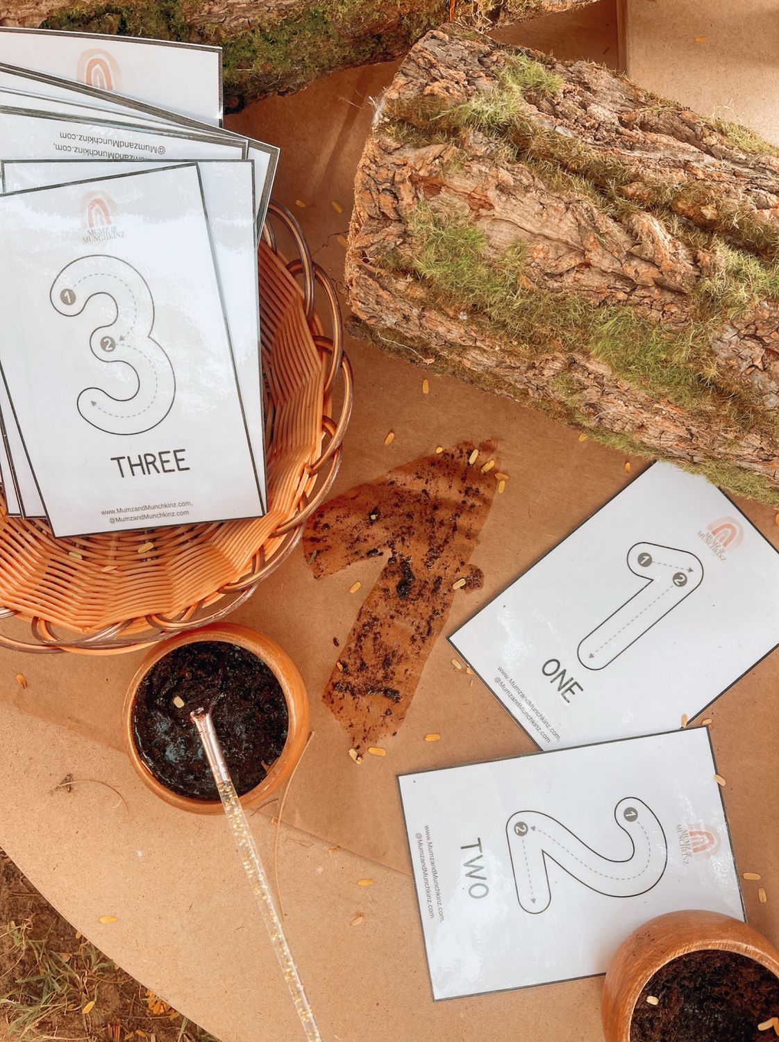 Prompt Cards - Numbers Formation - Tracing