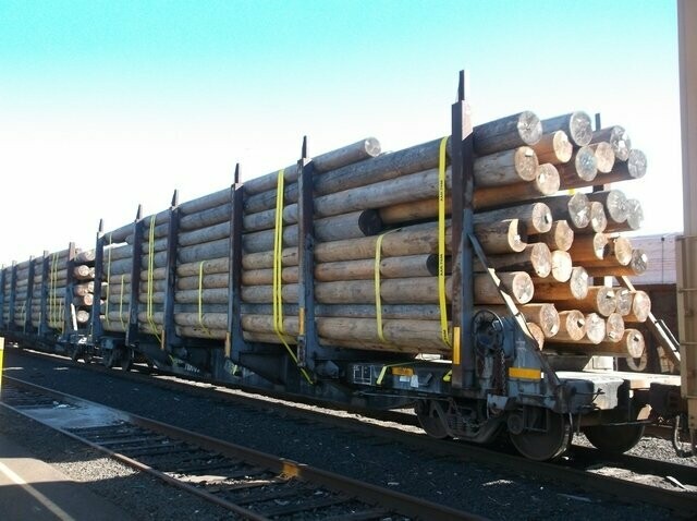 69 foot log cars