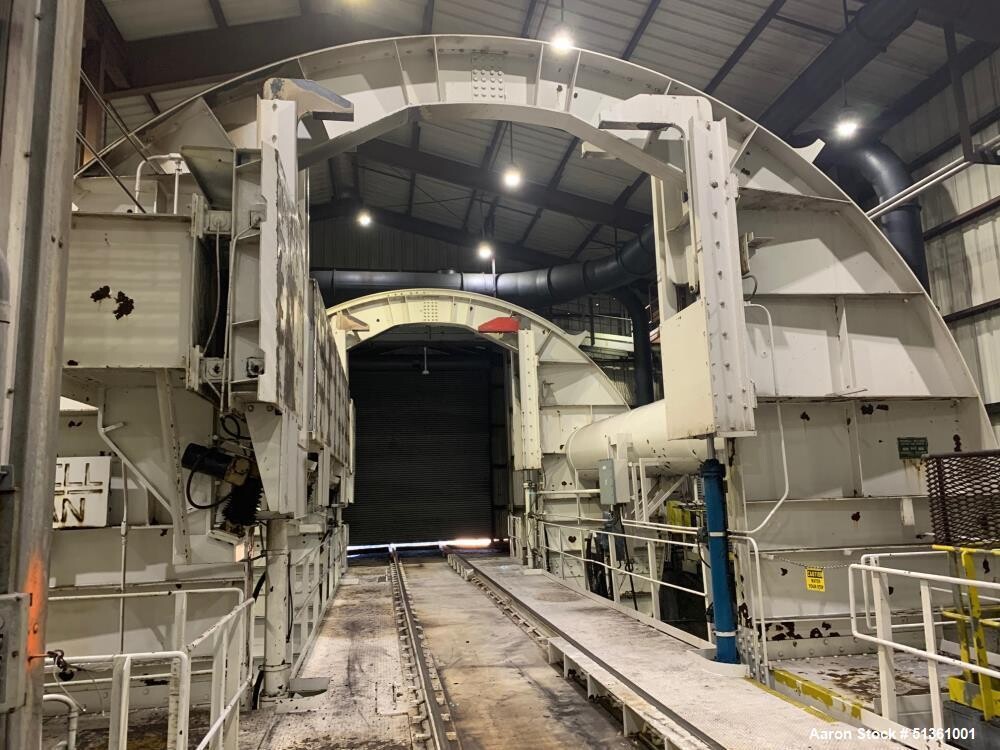 Rotary rail car tipper-unloader