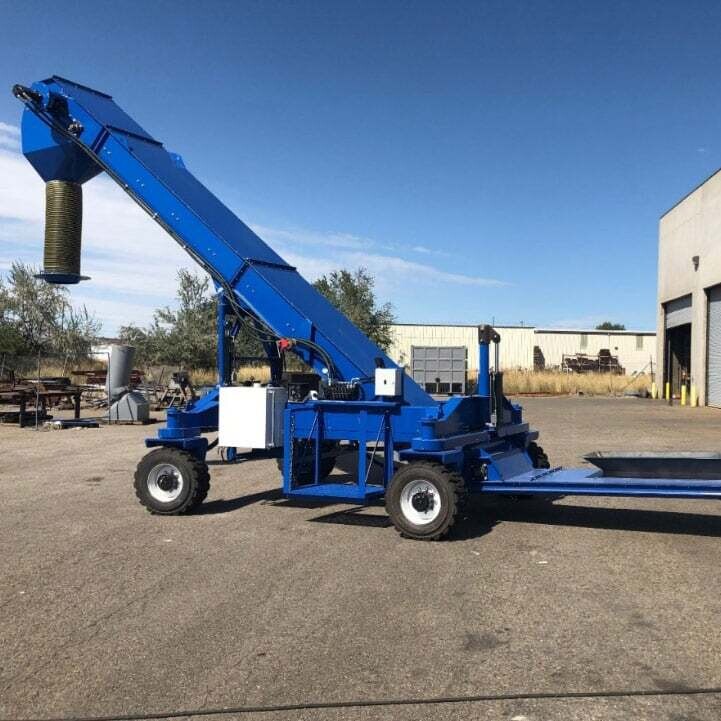 NEW 1210 model rail car unloader - super compact